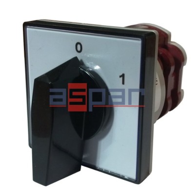 APATOR, 4G25-10-U, łącznik krzywkowy 0-1, 3~fazowy, 4G25, 4G2510U