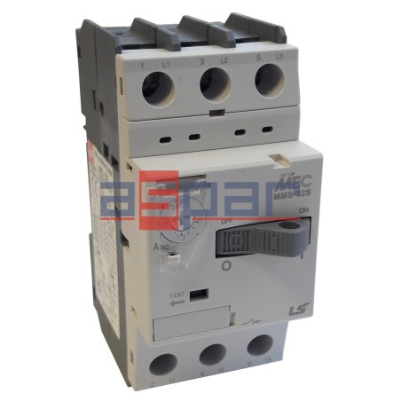 Wyłącznik silnikowy, LSIS,LG, LS,MMS-32S 1,6A, MMS-32S, napęd klawiszowy