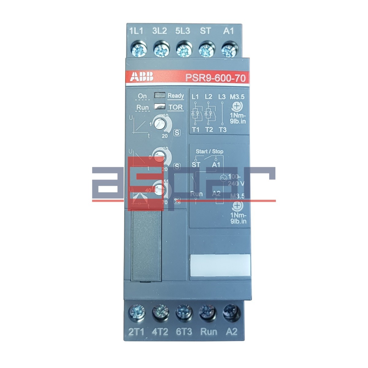 ABB, softstart, PSR9-600-70, 4.0kW, 9A,sterowanie 100-240VAC, PSR9 ...