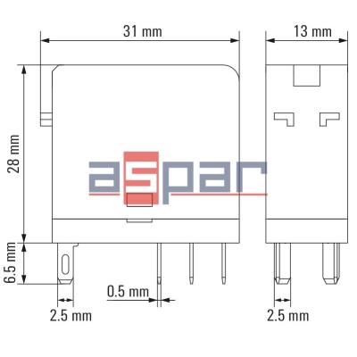 Przekaźnik, DRI424024LD, 7760056336, Weidmüller, Weidmuller, 24VDC, 2CO ...