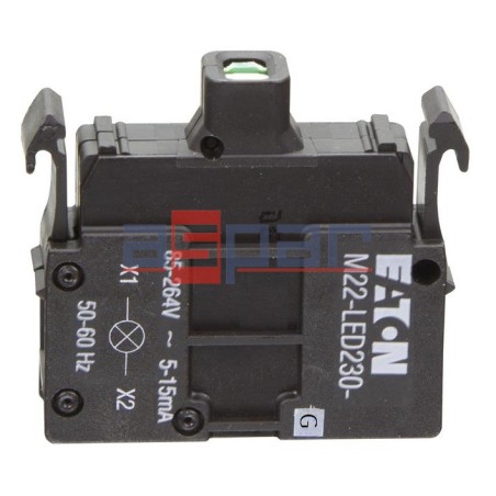 M22-LED230-G, 216565, dioda LED, zielona, EATON, Moeller